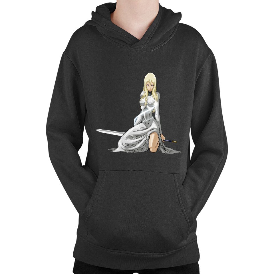Детски суичър Claymore Galatea Long Sword Roblox Черен Размер 128 134 см Възраст 7 8 години