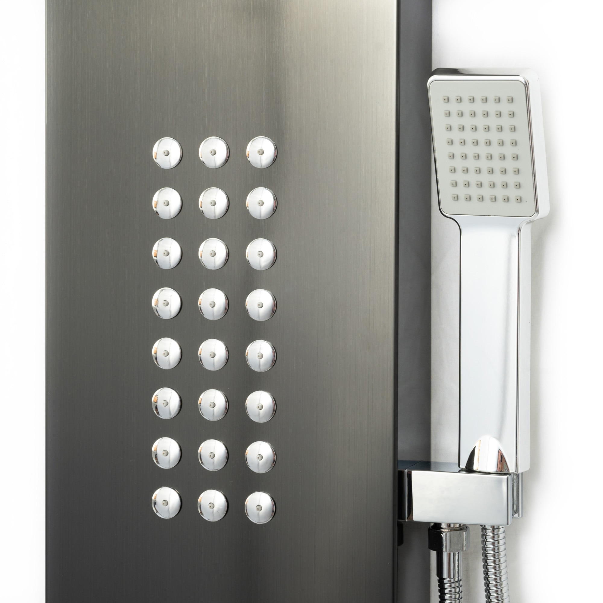 Panou dus Angel Genesis, inox sus304, 4 functii, negru lucios - eMAG.ro