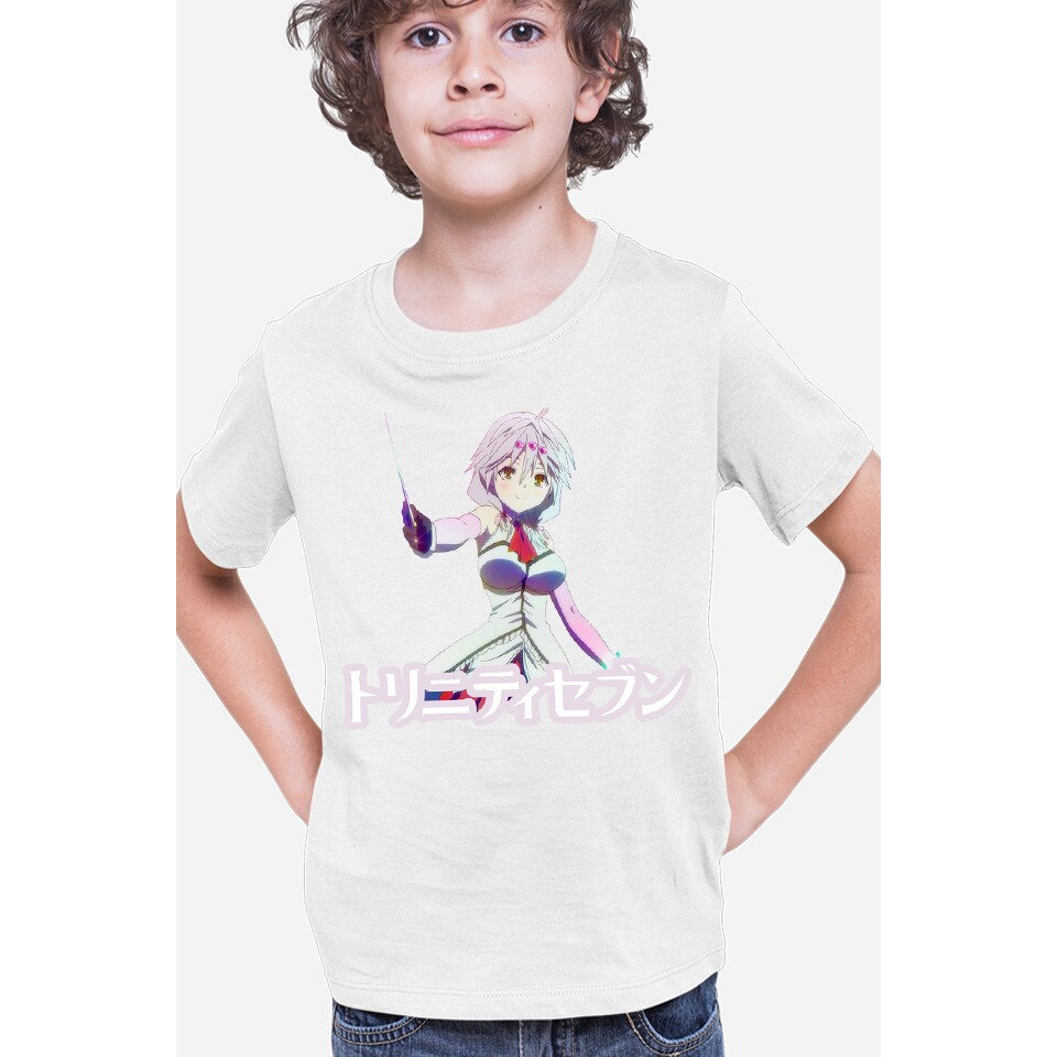 Тениска Детска Trinity Seven Kurata Yui Rainbow Anime Manga Shounen ...