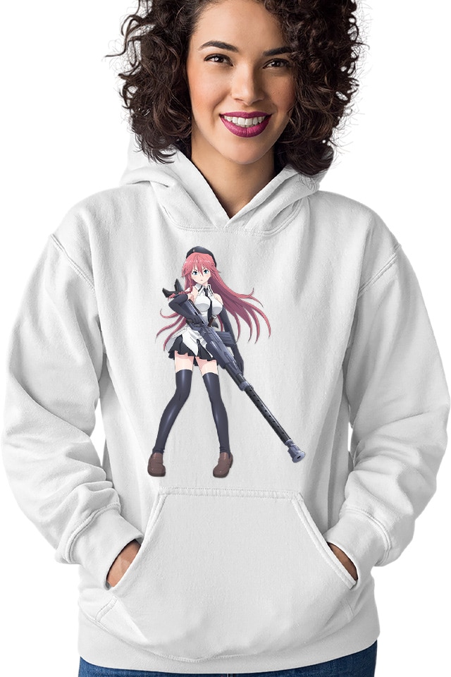 Дамски суичър Trinity Seven Asami Lilith Weapon Revert Reality, Бял ...
