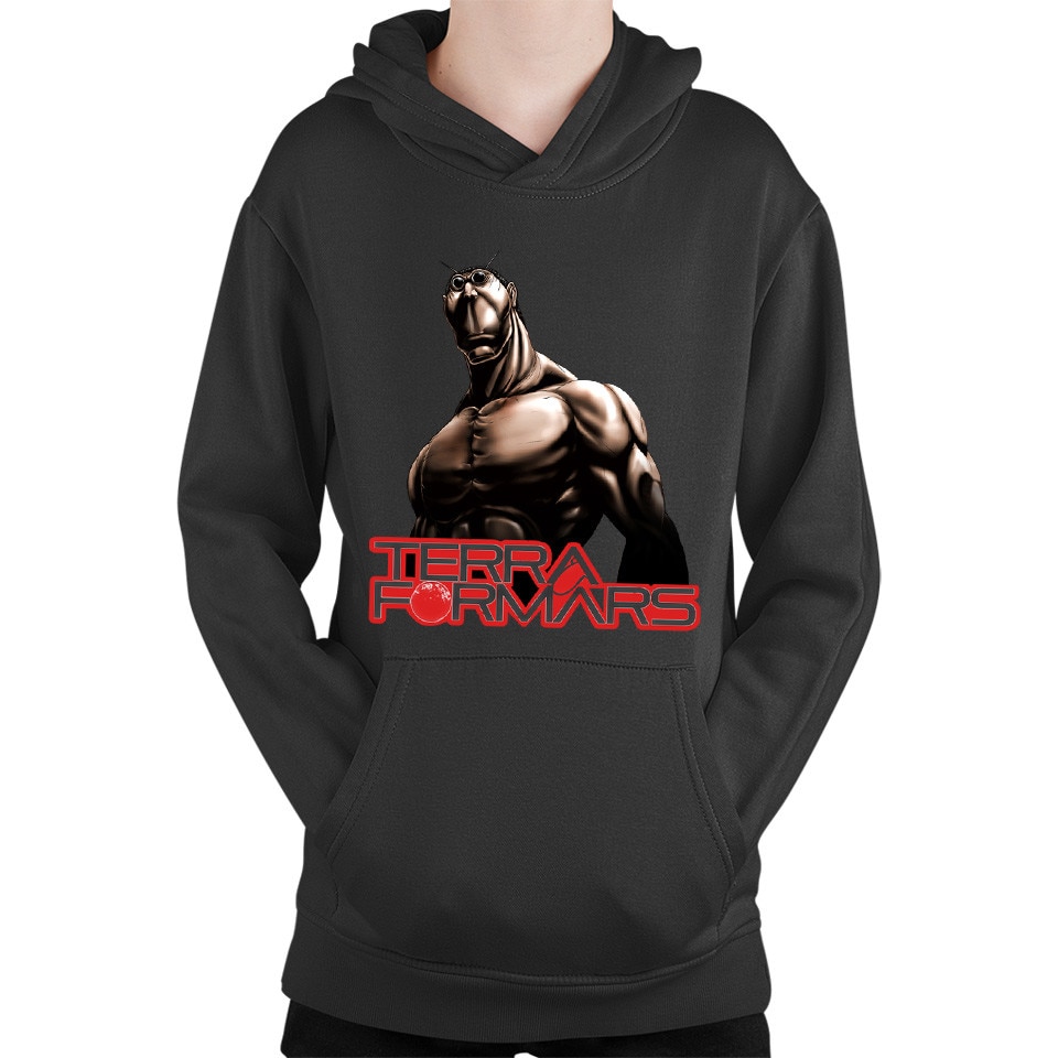 Детски суичър Terra Formers Cockroach Mars Anime Manga, Черен, Размер ...