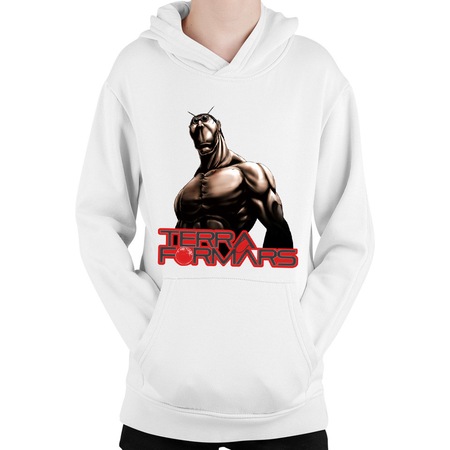 Детски суичър Terra Formers Cockroach Mars Anime Manga, Бял, Размер 140 ...