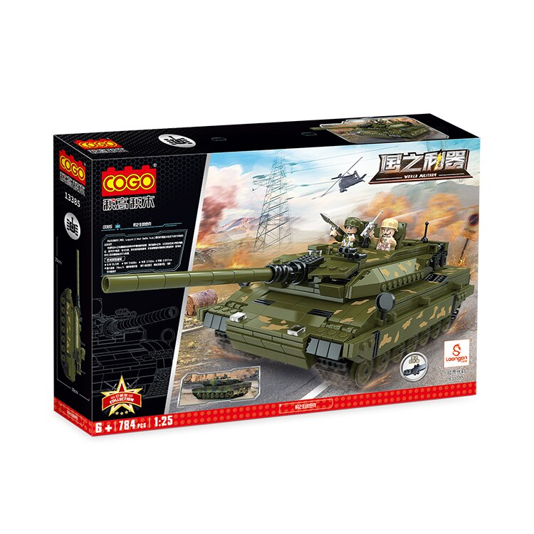 COGO nagy élethű tank lego-kompatibilis építőjáték, 784 db-os - eMAG.hu