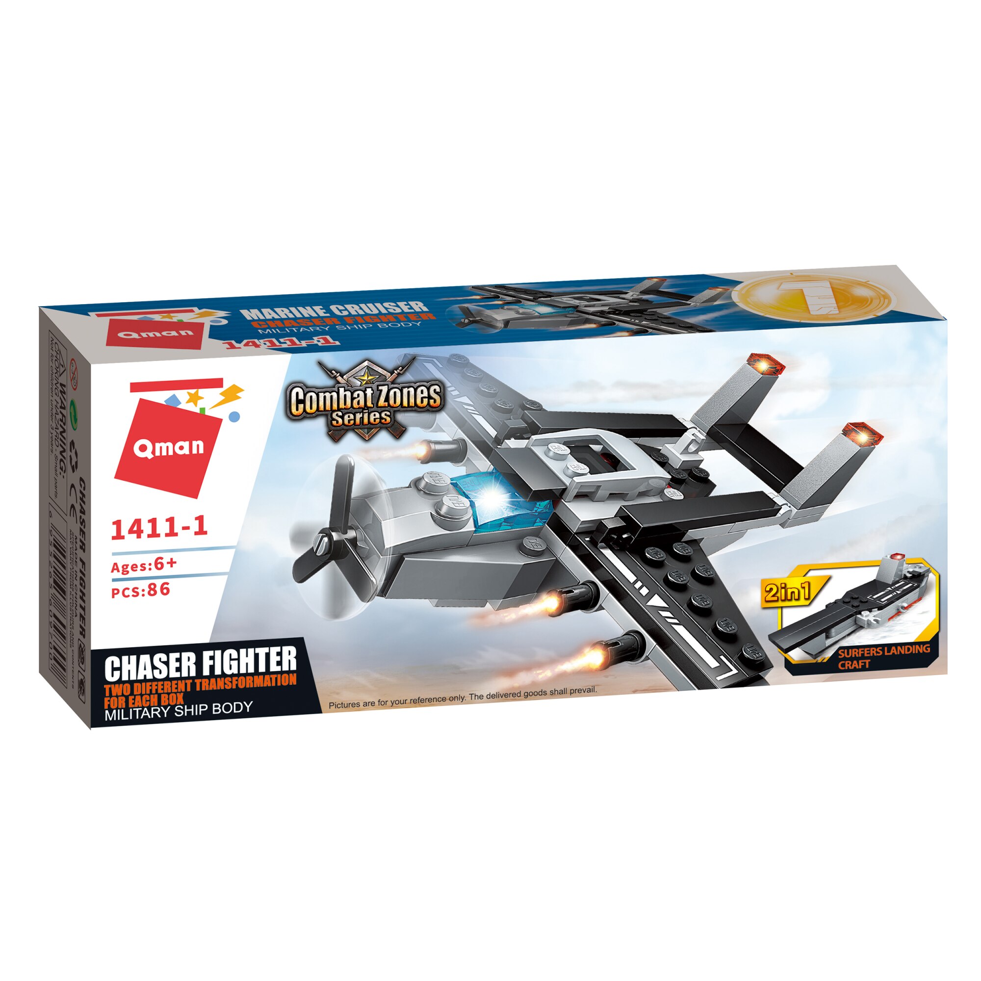 Qman 8 az 1-ben Trans-Collector építőjáték Tengeri cirkáló - eMAG.hu