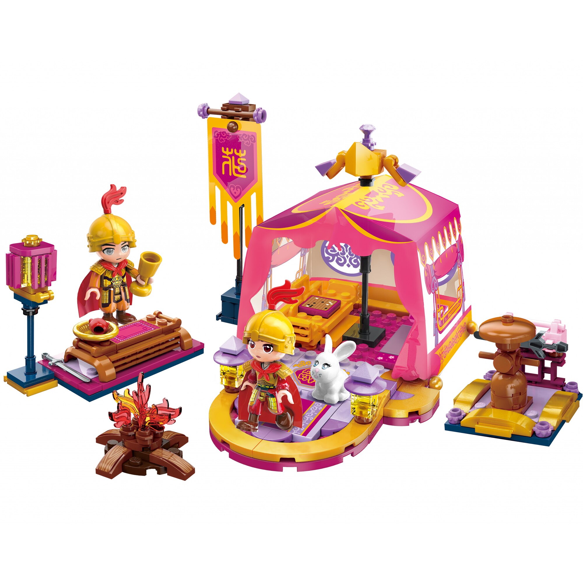 Set constructie, Qman, Plastic, 248 piese, Multicolor - eMAG.ro