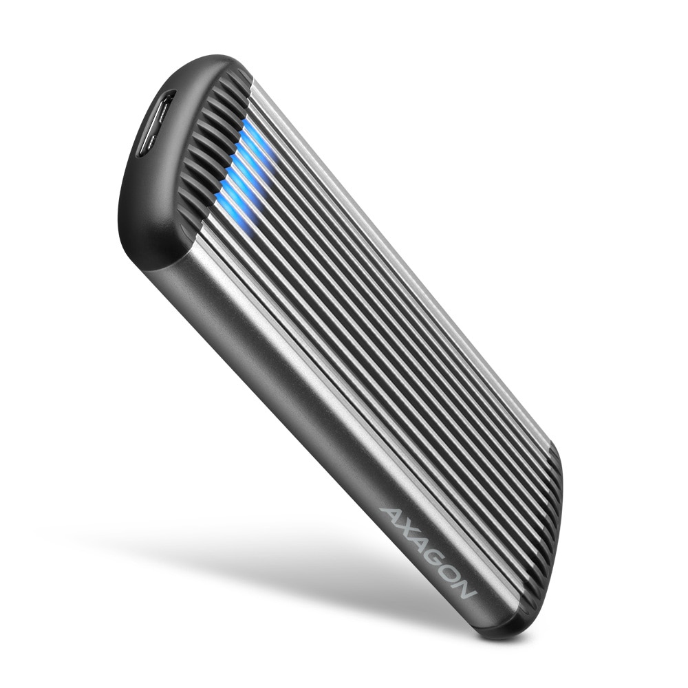 Външен Rack Axagon EEM2-SA, За SSD M.2 към USB Type-A 3.2 gen1 micro B ...