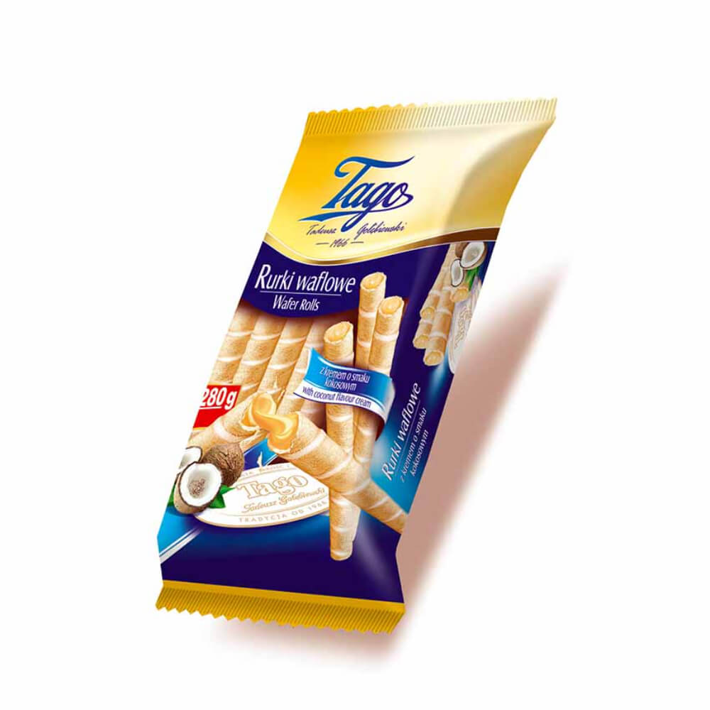 Napolitane Vieneze cu Cocos Tago, 150 g - eMAG.ro