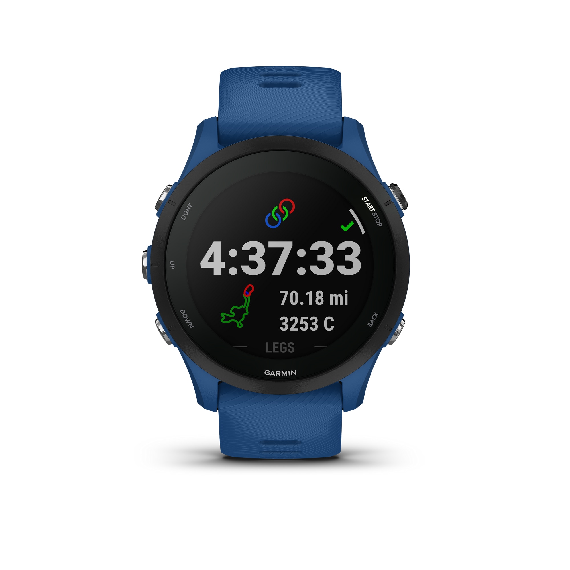 Смарт часовник Garmin Forerunner 255, Tidal Blue - eMAG.bg