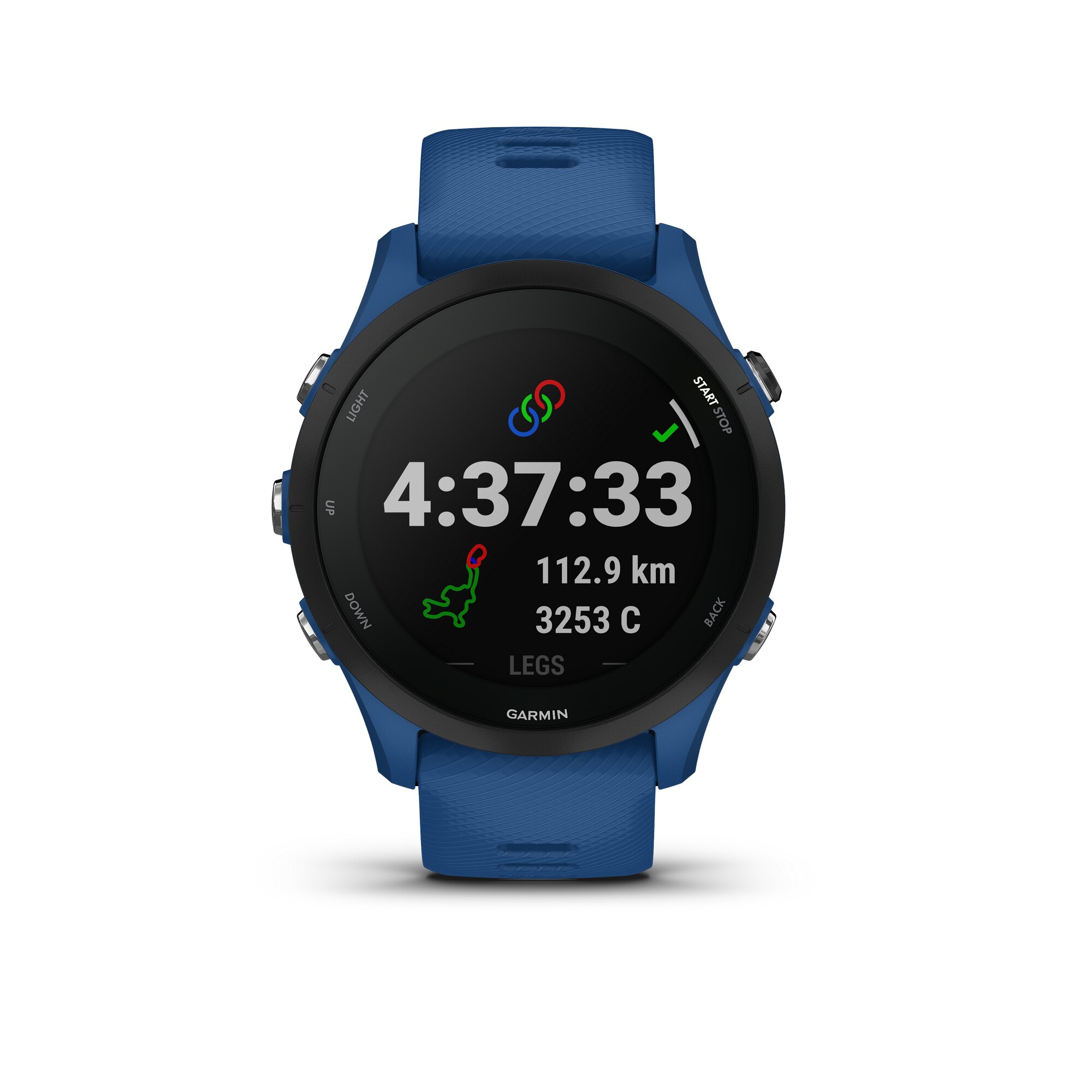 Смарт часовник Garmin Forerunner 255, Tidal Blue - eMAG.bg