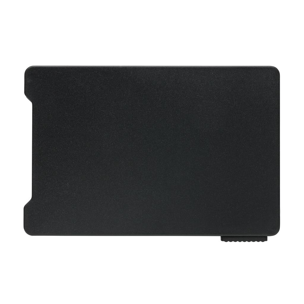 Suport carduri cu protectie RFID, 10x6x0.5 cm, negru - eMAG.ro