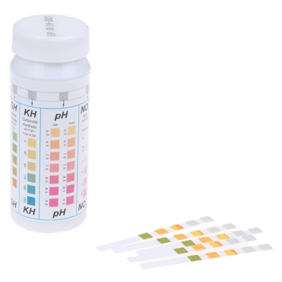 Set 50 testere hartie pentru duritatea apei, benzi 5 in 1 pentru pH ...