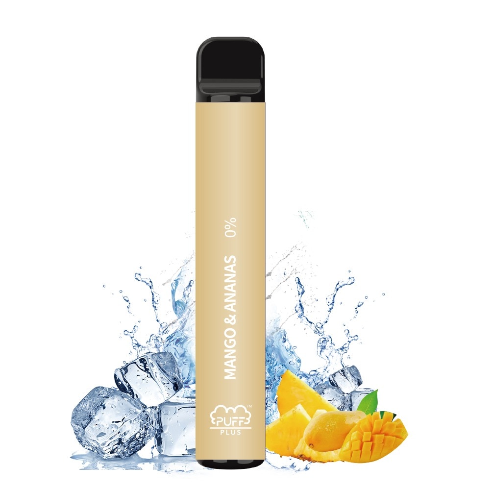 Комплект електронни цигари Puff Plus 800 всмуквания Mango & Pineapple 0 ...