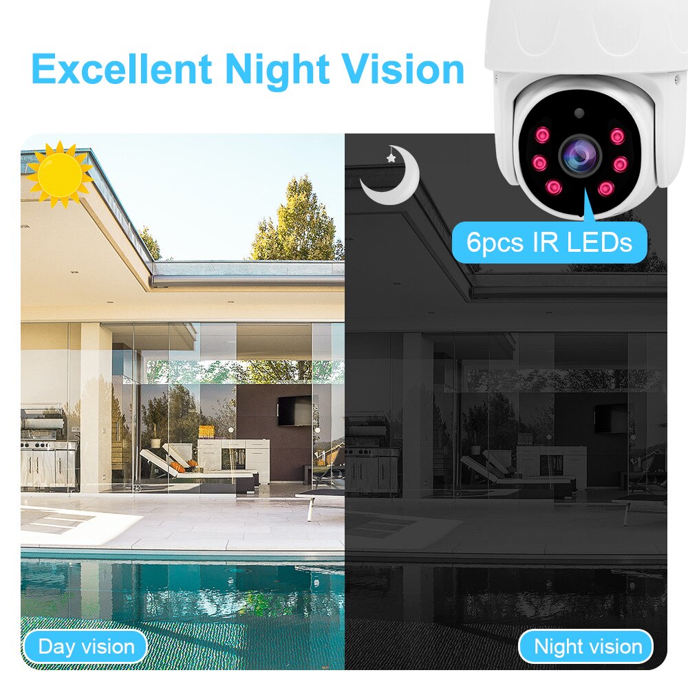 Camera de supraveghere TSS-Wifi IP PTZ cu functii inteligente - eMAG.ro