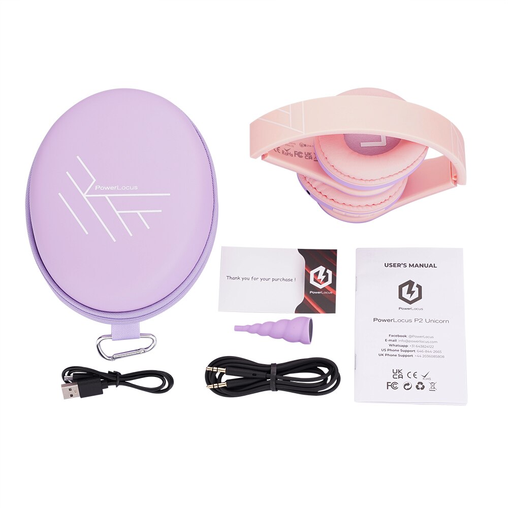 PowerLocus P2 Bluetooth fejhallgató gyerekeknek – Unicorn - eMAG.hu