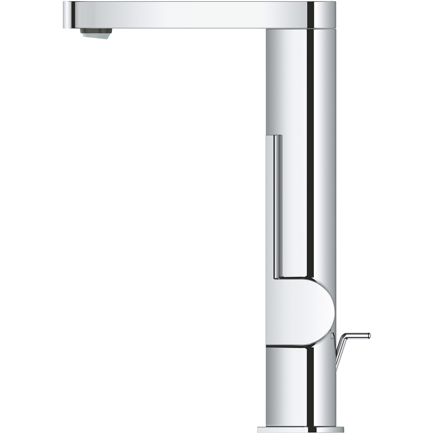 Baterie lavoar Grohe Plus 23851003, 3/8'', monocomanda, pipa pivotanta ...
