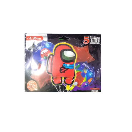 Set 5 baloane colorate Among Us - eMAG.ro