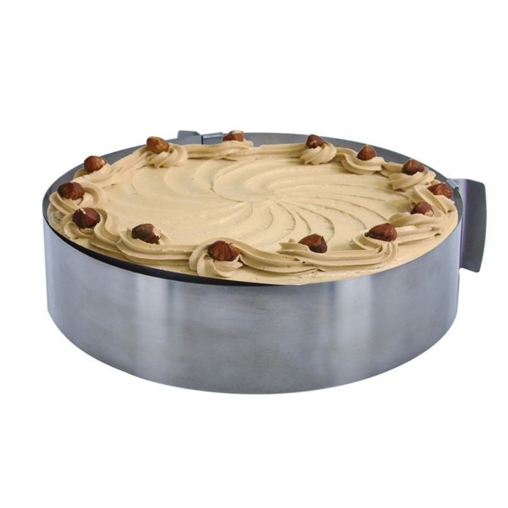 Rama inox, extensibila, cerc, diametru 15-30 cm - eMAG.ro