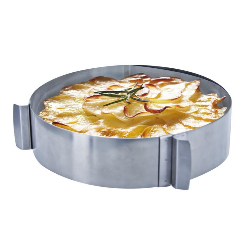 Rama inox, extensibila, cerc, diametru 15-30 cm - eMAG.ro