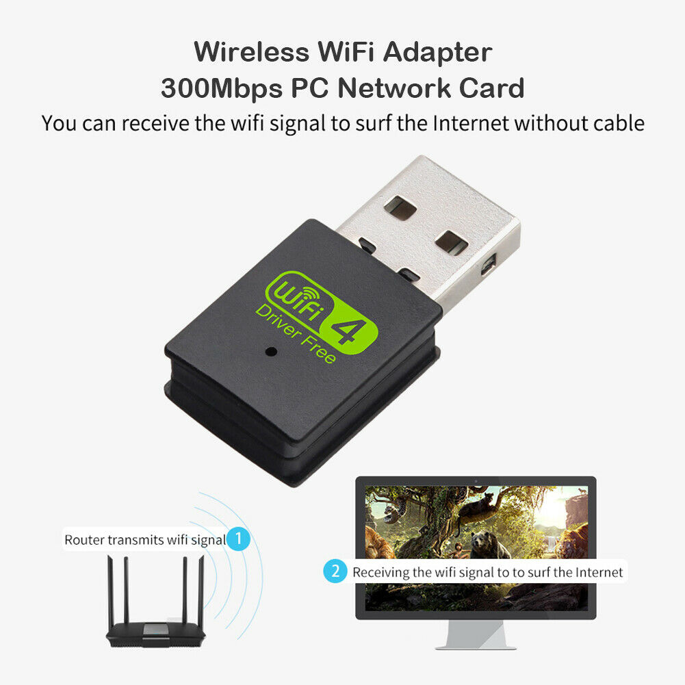 Adaptor WiFi, WODESYS WD-3505C, 300Mbps, 1 Antena, Negru - eMAG.ro