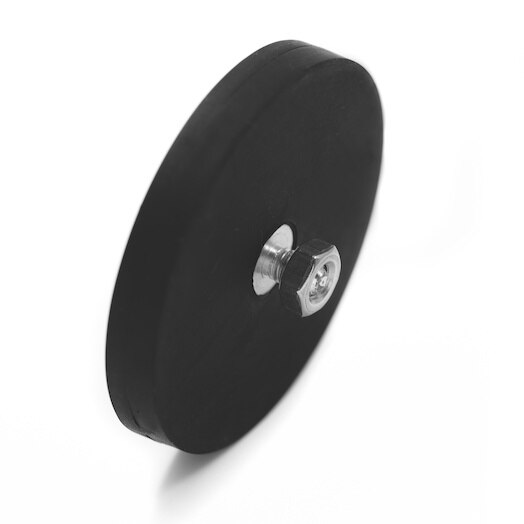 Magnet neodim oala cauciucat D43mm cu filet exterior - eMAG.ro