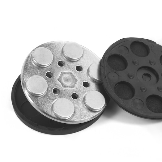 Magnet neodim oala cauciucat D43mm cu filet exterior - eMAG.ro