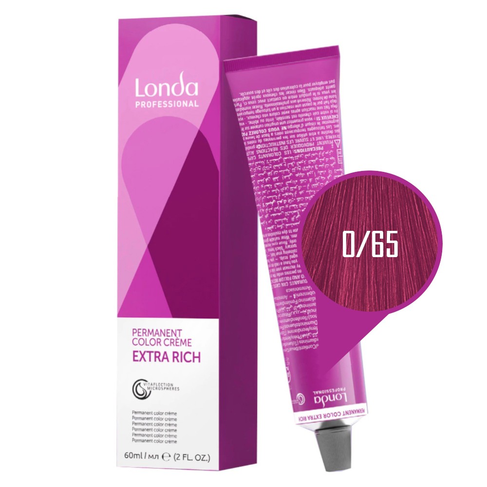 Set 2 x Vopsea de Par Permanenta Londa Professional Extra Rich, 0/65 ...