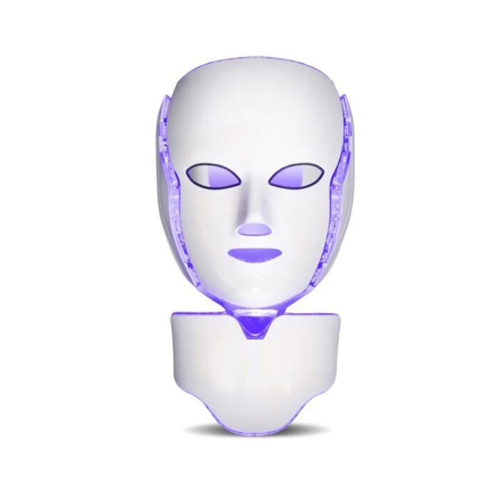Козметична LED маска за лице и шия Photon, Neo™ Beauty, против стареене, против акне, лифтинг ...