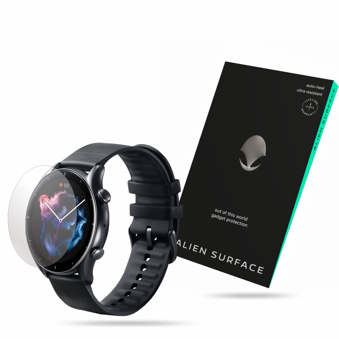 Set Folie Alien Surface, pentru Xiaomi Amazfit GTR 3, protectie ecran ...