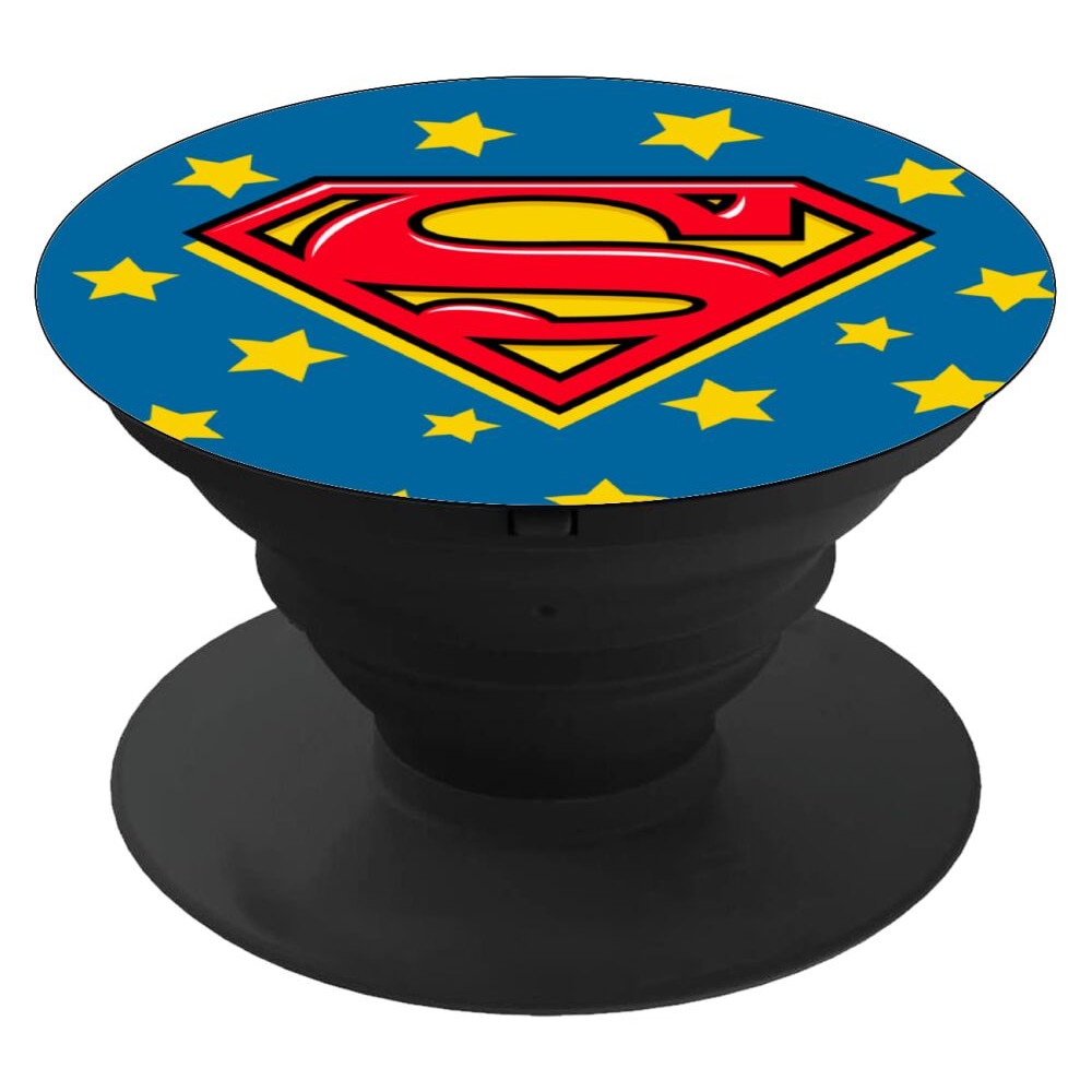 Suport telefon Pop Socket Superman Blue, 4x2.5cm, Multicolor - eMAG.ro