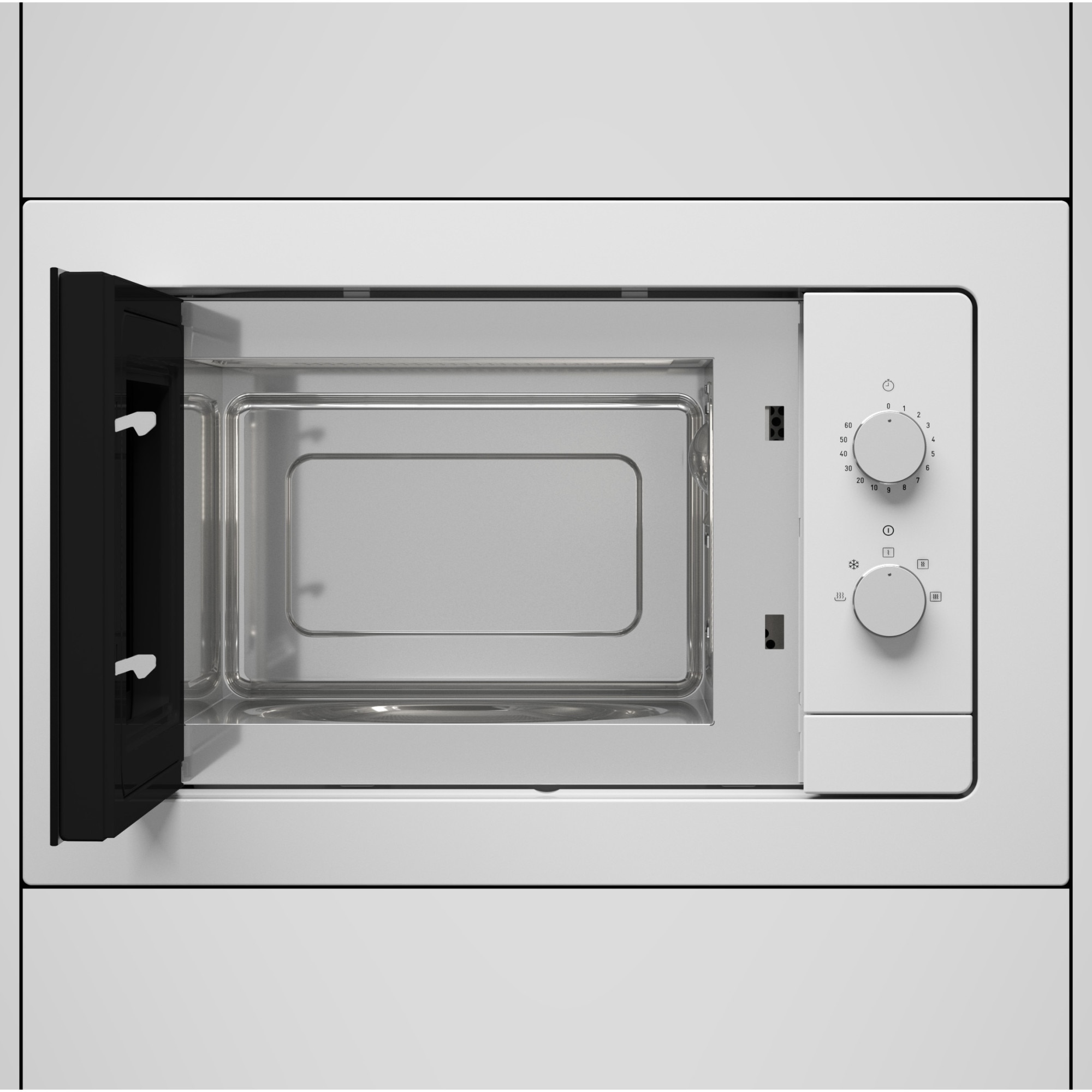 Cuptor cu microunde incorporabil Teka MB 620 BI WHITE, 20 l, 700 W, 5 ...