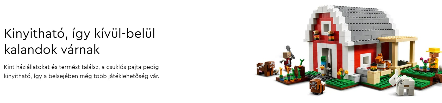 Set de constructie, LEGO, The Red Barn - eMAG.ro