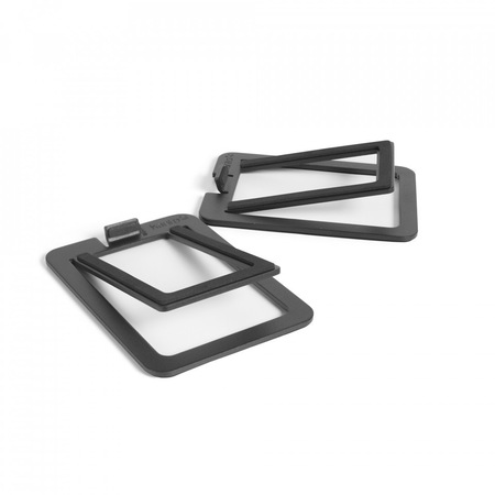 Set 2 standuri pentru boxe de birou KANTO S2, negru mat - eMAG.ro