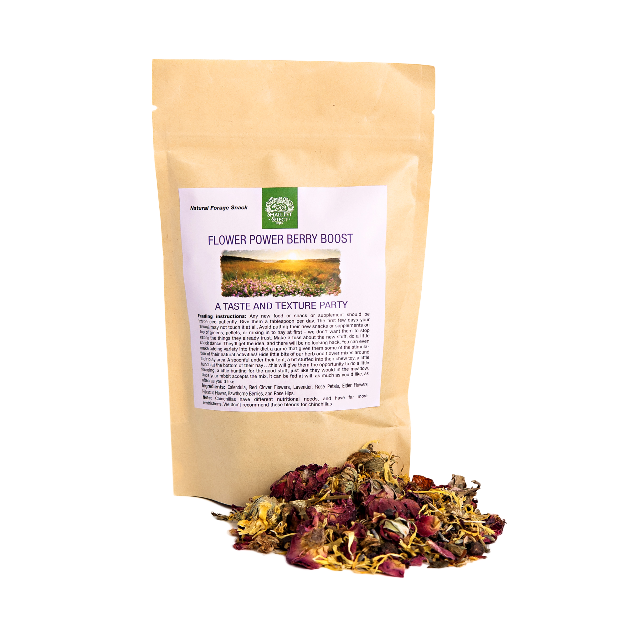 Смес от невен, червена детелина и вкусни макове, Flower Power Berry ...