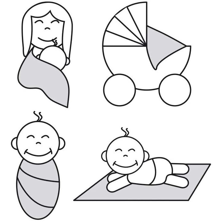 Muselina Din Bambus 120x120 Cm, Disney Baby, Mickey Mouse, Counting ...