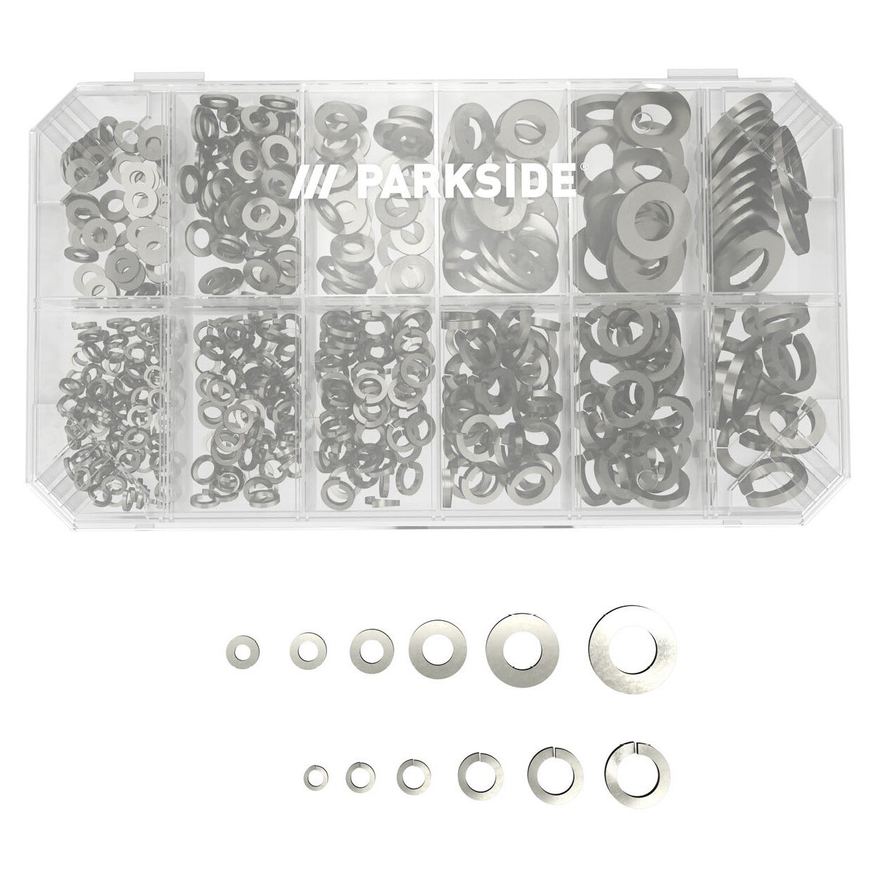 Set saibe simple si grower Parkside, 537 buc - eMAG.ro