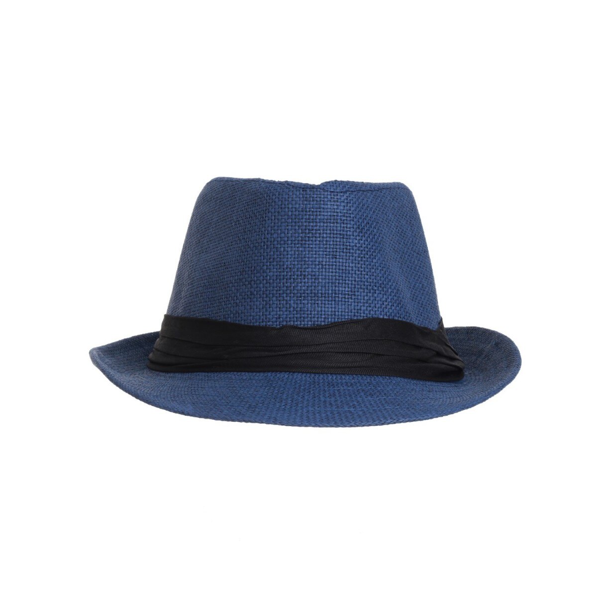 Palarie fedora barbat paie banda neagra PAMI, PB-1221-210 58 cm ...