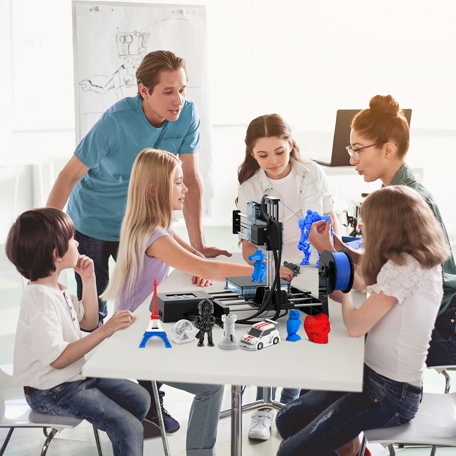 Imprimanta 3D, Labists, SX1, FDM, Negru, 12 x 12 x 11.5 cm - eMAG.ro