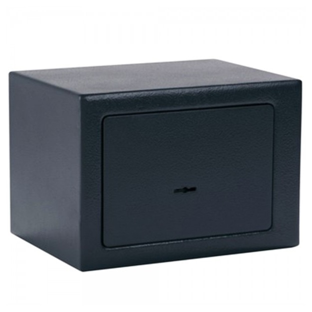 Seif metalic antiefractie cu cheie 170x230x170 mm, negru, PLUS Safe ...