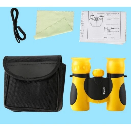 Binoclu pentru copii, 8x21, galben - eMAG.ro