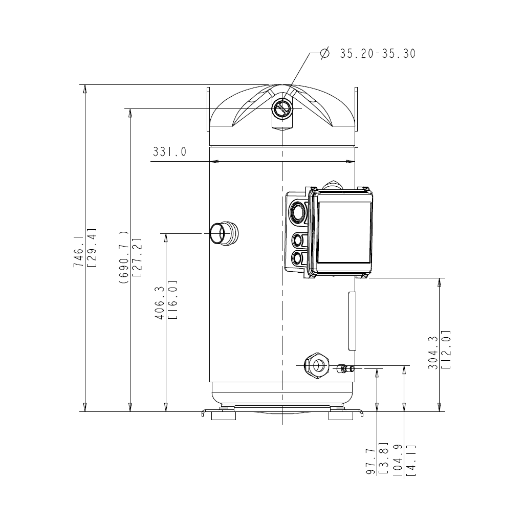 Compresor Copeland cu spirala (scroll), model ZP485 - eMAG.ro