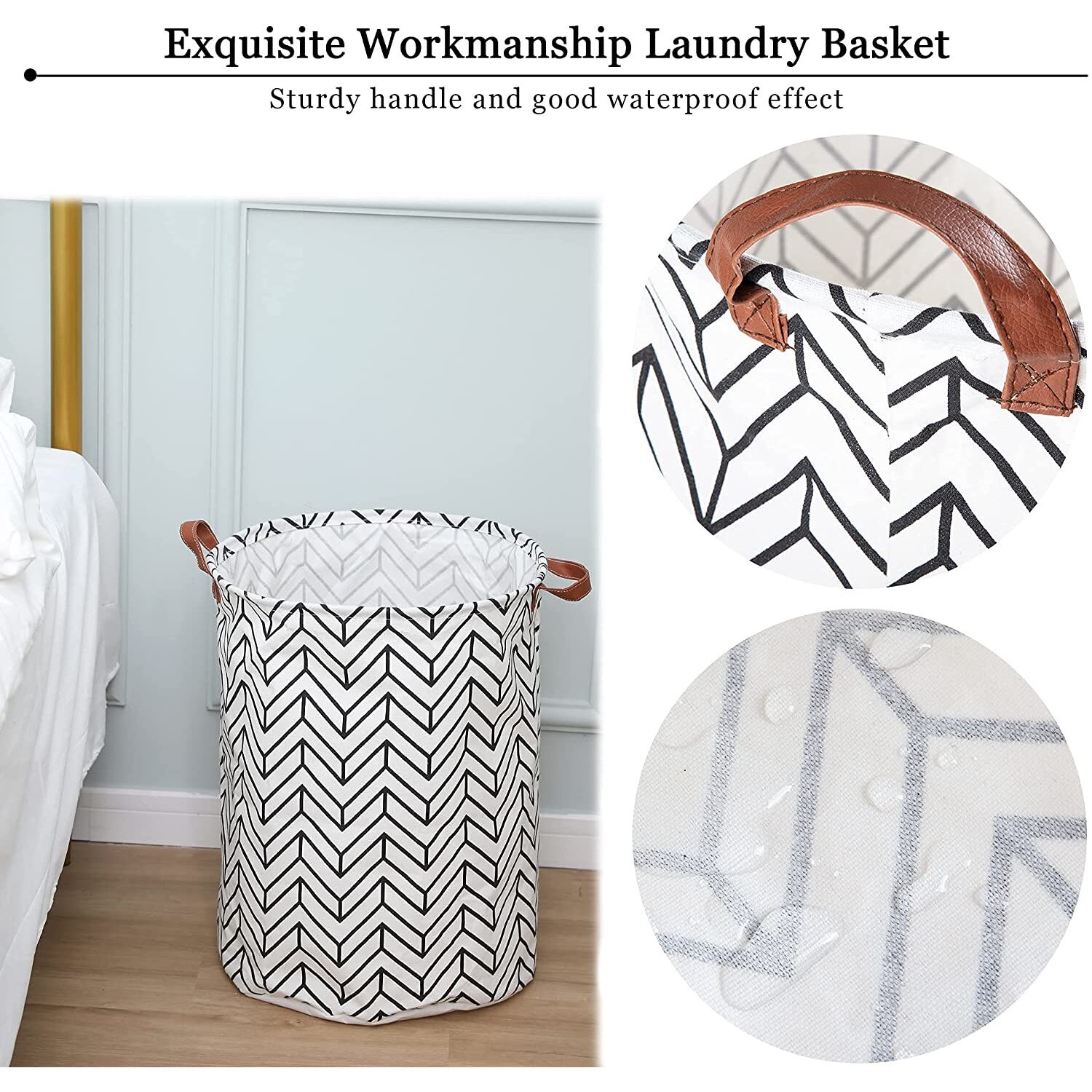 Cos Pliabil Pentru Jucarii, rufe, bumbac canvas, impermeabila, 40 x ...