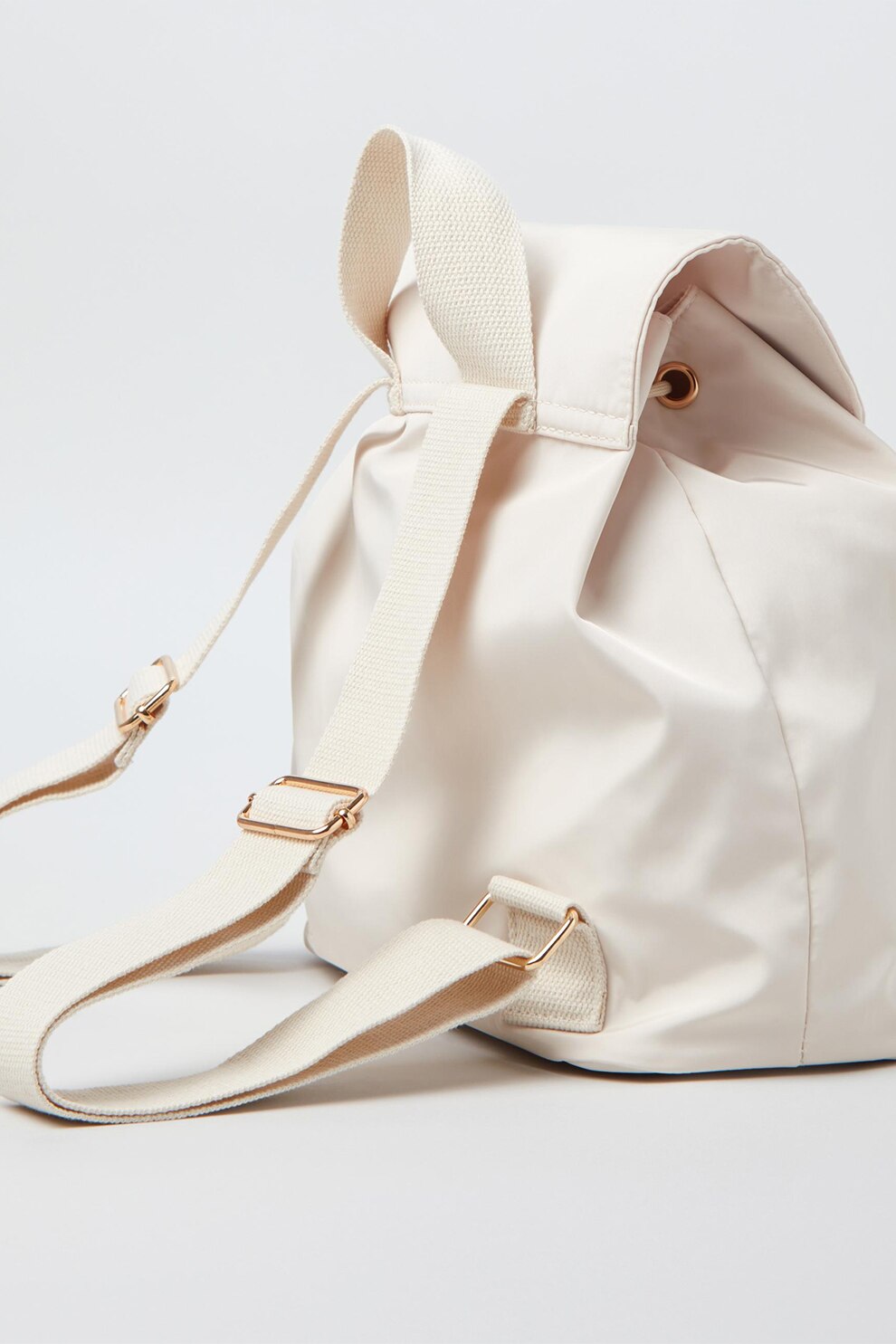 OVS, Rucsac din material textil cu clapa, Crem - eMAG.ro