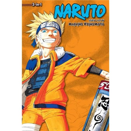 Naruto (3-in-1 Edition) Vol. 4 - A Splendid Ninja - Masashi Kishimoto - eMAG.ro