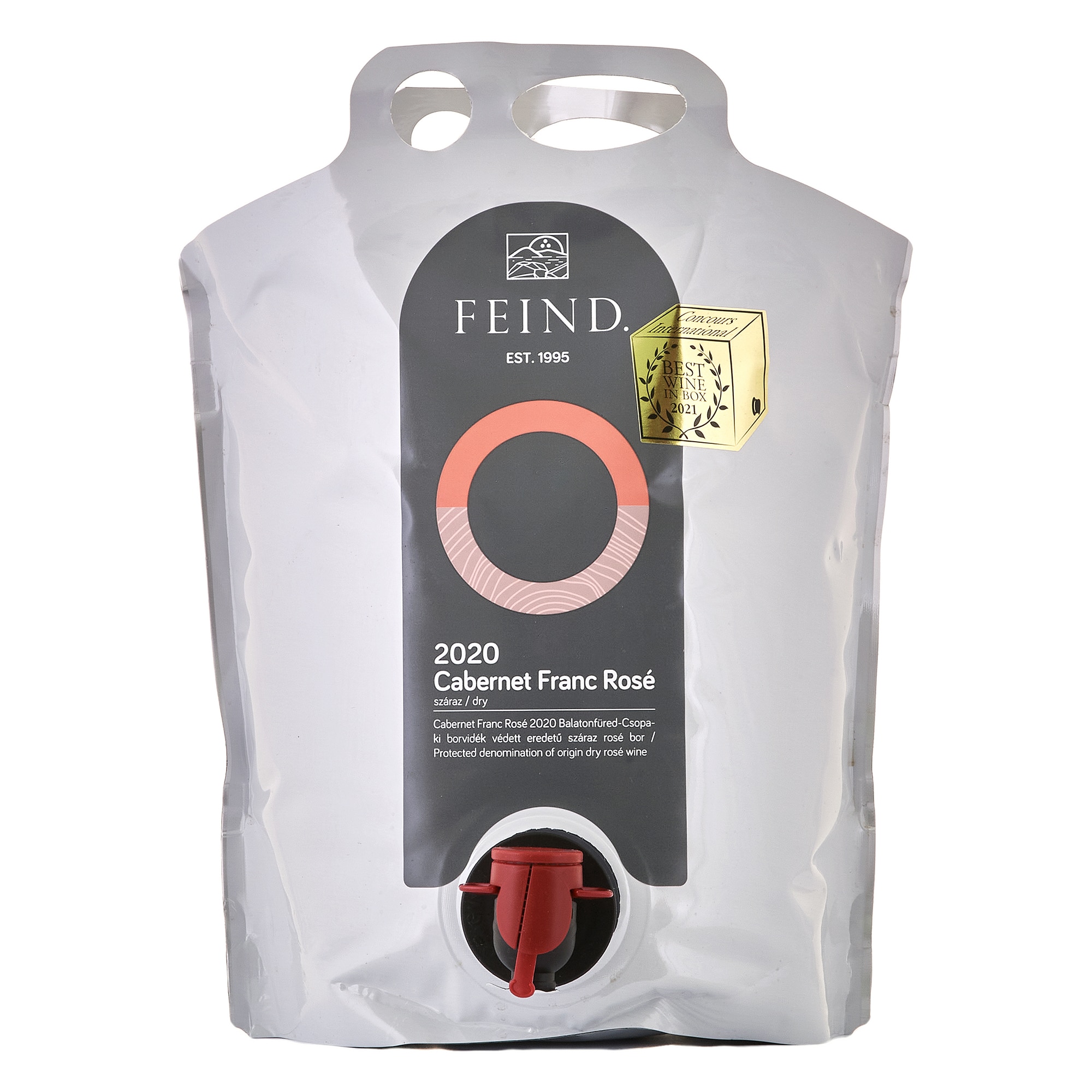 Feind Balatoni Cabernet száraz rosébor (borzsák), 3l - eMAG.hu