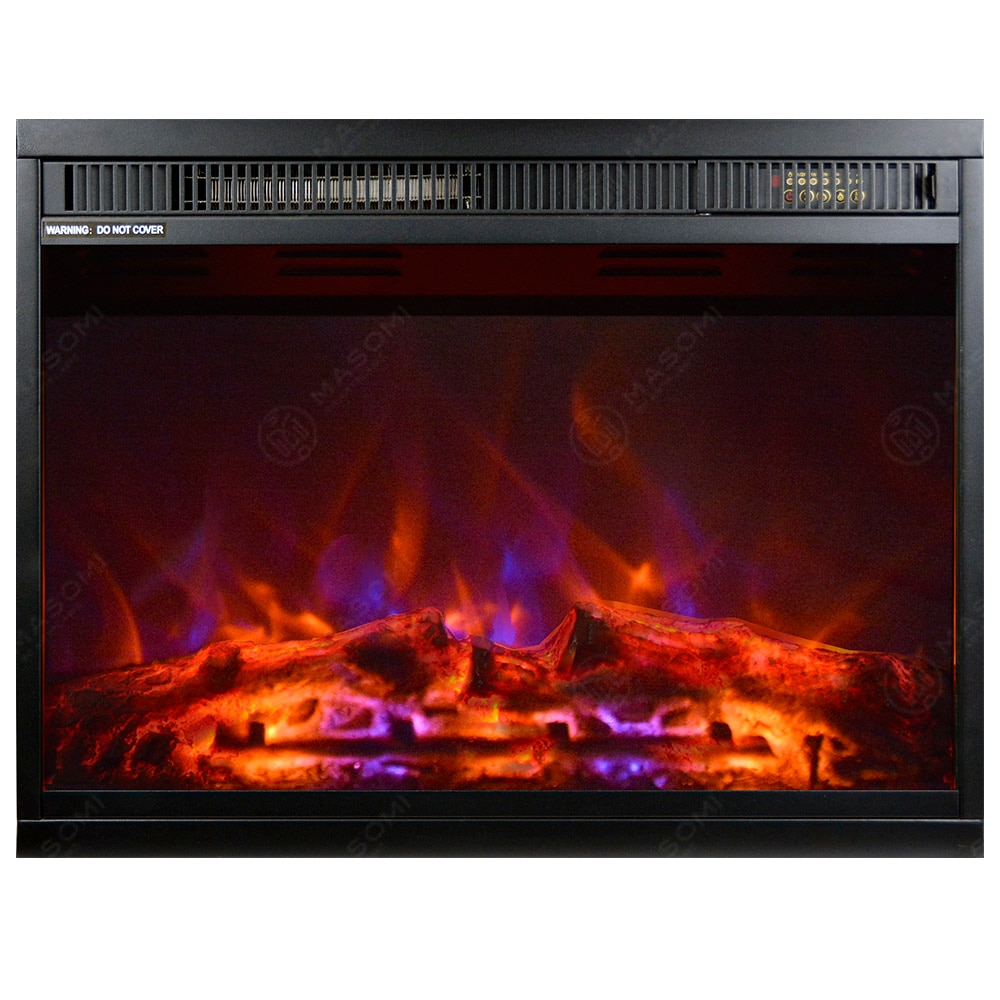Semineu electric, Masomi, Loran-23 Color' 1600 W, Negru, 58*47*18 cm ...