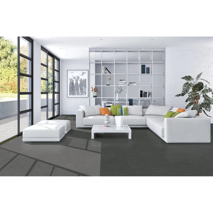 Gresie Move Anthracit Str tip ciment, 6060-0284 60x30 cm, finisaj mat ...