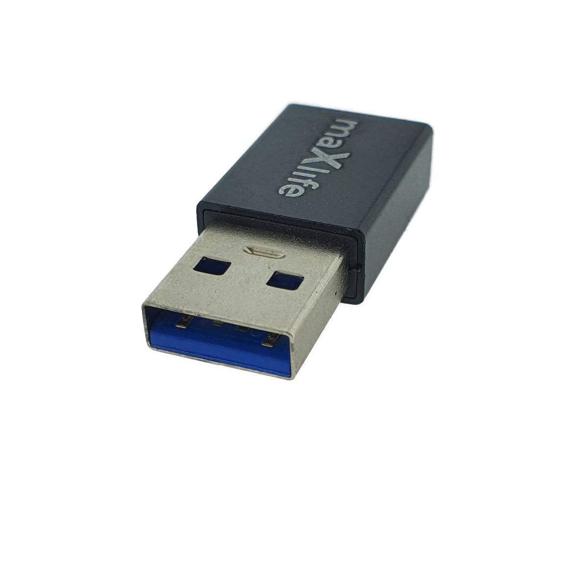 Adaptor Maxlife 94073 USB-C mama la USB 3.0 tata, in blister, negru ...