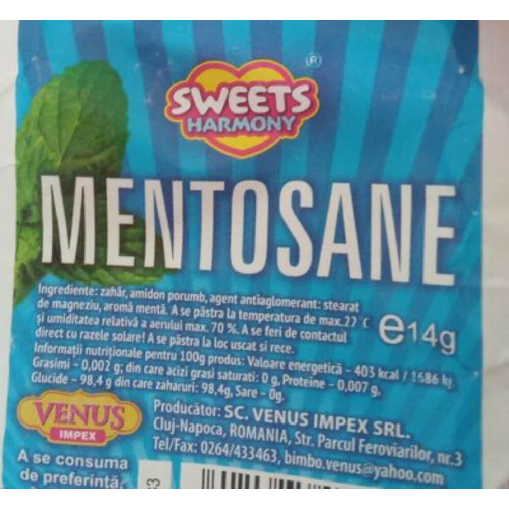 Комплект 52 пакетчета VENUS Mentosane - eMAG.bg