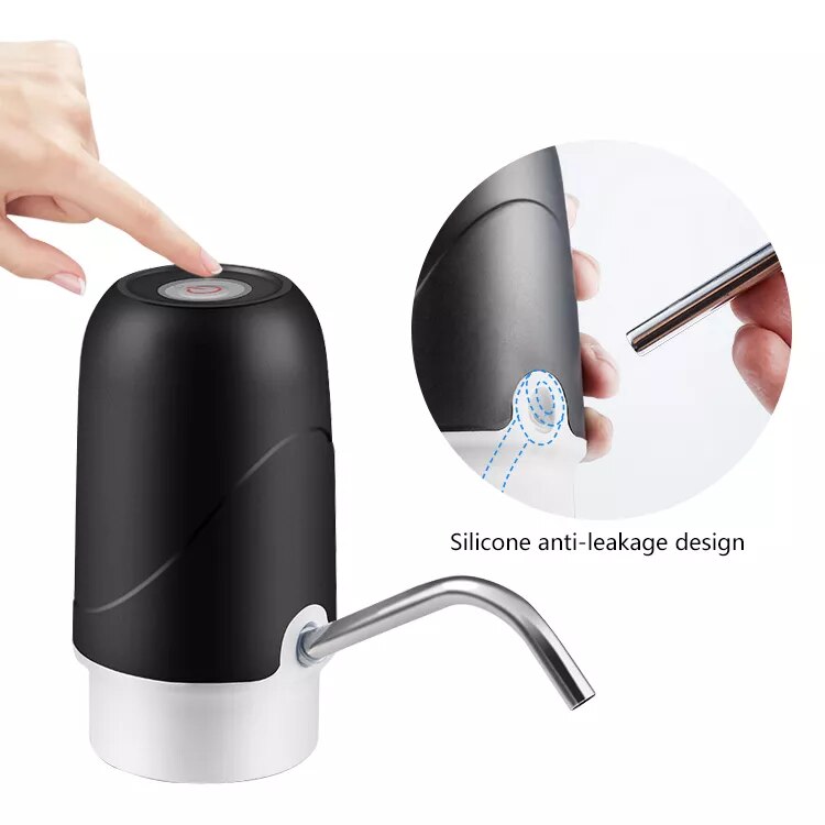 Dozator de apa electric, USB, 3-20 l, Negru - eMAG.ro