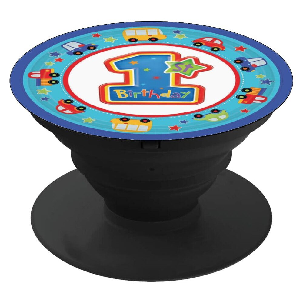 Suport telefon Pop Socket Happy 1st Birthday, 4x2.5cm, Multicolor - eMAG.ro